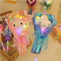 China Childlike Cartoon Flash Fairy Wand Bouquet with Luminous Toys Plush 10x32cm for sale