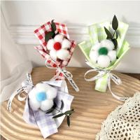 China Internet celebrity new Valentine's Day gift simulation cotton five petals Qixi atmosphere single bouquet creative gift for sale