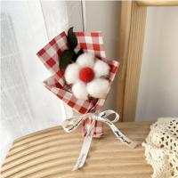 China Internet celebrity new Valentine's Day gift simulation cotton five petals Qixi atmosphere single bouquet creative gift for sale