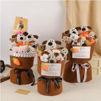 China Single dog doll bouquet doll for girlfriend best friend children student day gift 520 adult ceremony for sale