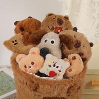 China Capybara Doll Bouquet Happiness Holiday Gift Plush Cute Birthday Toy Hug Bucket Decoration Arrangement for sale