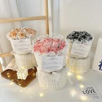 China Qixi Graduation Birthday 20x35cm Soap Bouquet with Multiple Color Rose Perfect Girlfriend Present for sale