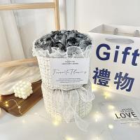 China Qixi Graduation Birthday 20x35cm Soap Bouquet with Multiple Color Rose Perfect Girlfriend Present for sale