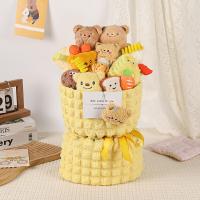China Butter Bear Doll Cartoon Bouquet Doll Cute Graduation Gift Girlfriend Send Girl Birthday Lover Children's Day Gift for sale