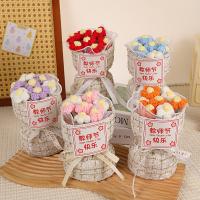 China Teacher's Day Small Gift Plush Flower Bouquet for Holiday Gift-giving Ceremony for sale