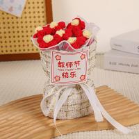 China Teacher's Day Small Gift Plush Flower Bouquet for Holiday Gift-giving Ceremony for sale