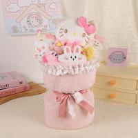 China Gift Delu Gypsophila Doll Bouquet Ornaments Birthday Girl Stuffed Animal Flower Bouquet for sale