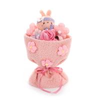 China DIY Plush Doll Small Fragrance Style Bouquet Doll Cartoon Cute Cinnamon Dog Birthday Gift Accessories Handbag for sale