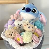 China Creative Plush Flower Bouquet With Light , Simulation Bouquet Cute Stuffed Animal Bouquet For Valentine's Day Girlfriend Gift for sale