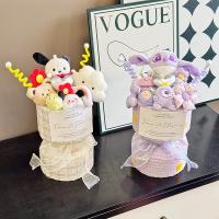 China Girls Kulomi Doll Bouquet Cinnamon Dog Doll For Girlfriend bestie Graduation / Birthday Gift for sale