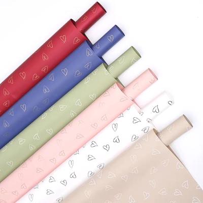 China Lizhiran Sweetheart Waterproof Love Bouquet Wrapping Paper Must-Have for Flower Packaging and Shop for sale