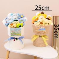 China Ready-Made Plush Doll Snack Lollipop Bouquet Multiple Color Option for sale