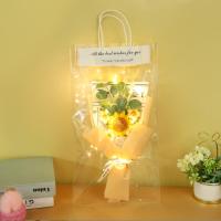 China 25x45cm Sunflower Simulation Knitted Yarn Floral Arrangement for sale