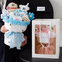 China Cute line puppy doll bouquet birthday gift for girls to send to their bestie girlfriend doll creative Valentine's Day for sale