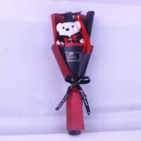 China Bear Graduation Bouquet Doctor Bear Doll Male and Female Cartoon Doll Bouquet School Activity Gift 15x35cm Multiple Color for sale