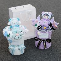 China Plush Variety Kuromi Cinnamon Dog Doll Bouquet for Mother's Day and Teacher's Day for sale