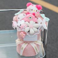 China Plush Variety Kuromi Cinnamon Dog Doll Bouquet for Mother's Day and Teacher's Day for sale