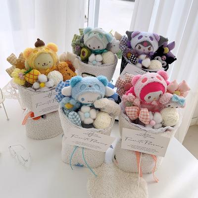 China Make Her Smile with a Plush Sanrio Doll Bouquet 20x35cm Perfect Mother's Day Gift for sale