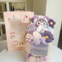 China 20x35cm Multiple Color Kuromi Doll Bouquet Perfect Gift for Your Girlfriend on Children's Day for sale