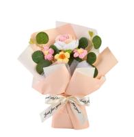 China Variety Flower Knitted Artificial Flowers 30x24cm for sale