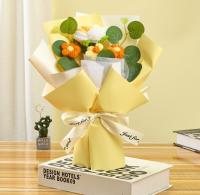 China Variety Flower Knitted Artificial Flowers 30x24cm for sale