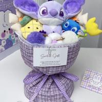 China Variety of Dolls Adorable Plush Toy Flower Gift Bouquet in Eye-Catching Colors for sale
