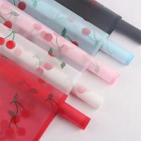 China Customized Color Lizhiran Cherry Blossom Matte Waterproof Flower Wrapping Paper 60*30*3cm Packing Size for Flower Arrangement for sale