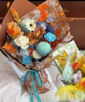 China Flower Wrapping Chinese-style Waterproof Wrapping Paper with Packing Size 60*30*3cm for sale