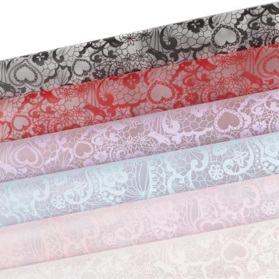 China Flower Wrapping Valentine's Korean Soo Paper Wrap Waterproof Matte Floral Bouquet Paper Elegant Design 56cm*56cm Customized for sale