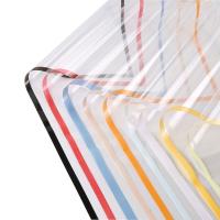China Customized Color Colored Edge OPP Glitter Wrapping Film for Paper Packaging for sale