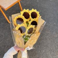 China Handmade Crochet Tulip Bouquet Kit DIY Knitting Yarn Flowers Valentine’s Gift for Girlfriend Teacher’s gift for sale