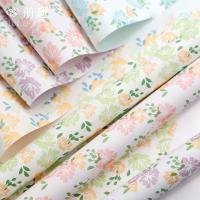 China Personalized Dainty Blossom Patterned Wrap 35*50cm Customized Color Option for sale