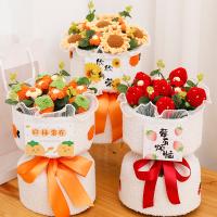 China Handmade Knitted Flower Bouquet Birthday Gift for Her Valentine's/Christmas Present for Girlfriend & Best Friends for sale