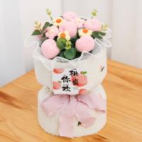 China Handmade Knitted Flower Bouquet Birthday Gift for Her Valentine's/Christmas Present for Girlfriend & Best Friends for sale