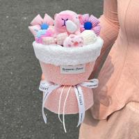 China Christmas Pawfect Leader Plush Toy Set Capybara Flower Bouquet Kawaii Cartoon Gift for Valentine's Day/Birthday for sale