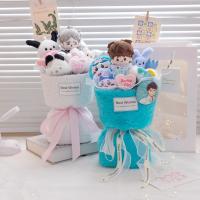 China Anime Haikyuu!! Volleyball Boy Plush Doll Bouquet - Creative 2D Gift for Boyfriend/Husband, Qixi Valentine's & Birthday Present for sale
