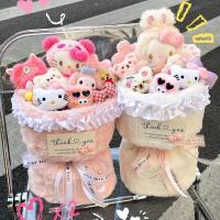 China Variety Dolls Plush Flower Bouquet Hello Kitty Valentine's Day/ Year/Birthday Gift for Kids for sale