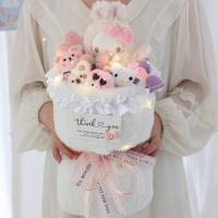 China Variety Dolls Plush Flower Bouquet Hello Kitty Valentine's Day/ Year/Birthday Gift for Kids for sale