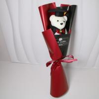 China 10x35cm Graduation Foam Bear Bouquet Celebrate with Friends and School Events in Multiple Colors for sale
