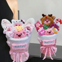 China Loopy Plush Doll Flower Bouquet Multiple Color 20x35cm Lovely Christmas/Valentine's Birthday Surprise for Girlfriend for sale