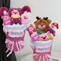 China Loopy Plush Doll Flower Bouquet Multiple Color 20x35cm Lovely Christmas/Valentine's Birthday Surprise for Girlfriend for sale