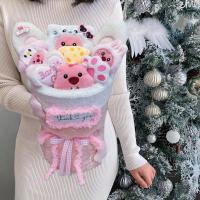 China Loopy Plush Doll Flower Bouquet Multiple Color 20x35cm Lovely Christmas/Valentine's Birthday Surprise for Girlfriend for sale