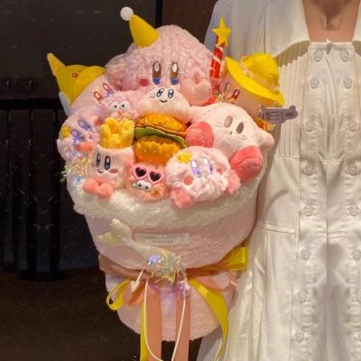 China Valentine's Day Birthdays Plush Flower Bouquet Gift Set 20x35cm Luxury Cartoon Present for Girlfriend for sale
