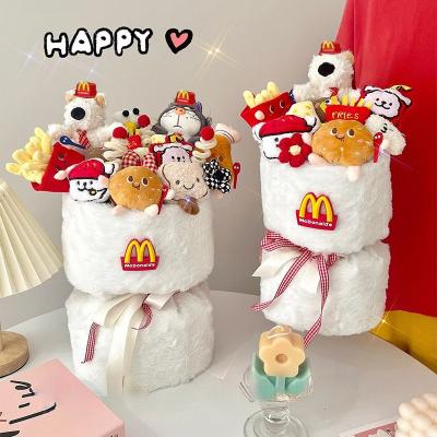 China Westie Plush Flower Bouquet Creative Snack-Inspired Gift Set for Birthdays/Graduation for Kids & Girlfriend for sale