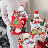 China Christmas Plush Doll Bouquet Creative Snowman Gift Set for Girlfriend for Christmas Eve & Decor for sale