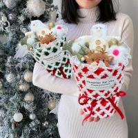 China Christmas Plush Doll Bouquet Creative Snowman Gift Set for Girlfriend for Christmas Eve & Decor for sale