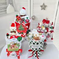 China Christmas Plush Doll Bouquet Creative Snowman Gift Set for Girlfriend for Christmas Eve & Decor for sale