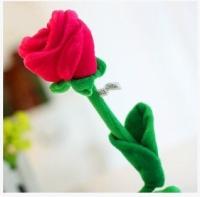 China Multiple Color Sunflower Bouquet Creative Rose Curtain Flower Clasp Plush Doll Wedding Toss Gift Set with Plush Design for sale