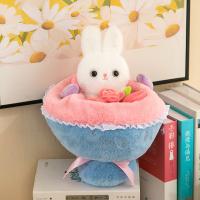 China Magic Bunny Flower Bouquet - Valentine's Plush Gift for Her 20x30cm plush rabbit for sale
