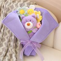 China Rose Bear Plush Bouquet - Unique Valentine’s/Birthday Gift for Girlfriend, Wife & Best Friends for sale
